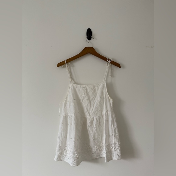 Mango | Tops | Mango Embroidered Floral Tank | Poshmark